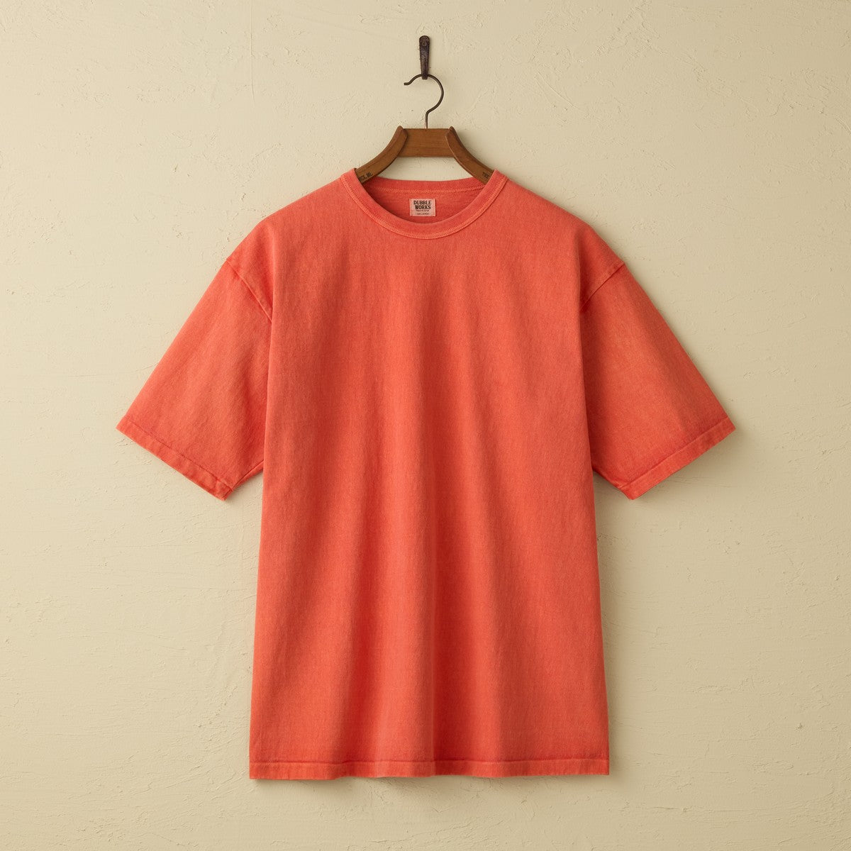 lot.37001PD HEAVY WEIGHT SHORT SLEEVE Tee PIGMENT DYE (PD.ORANGE)